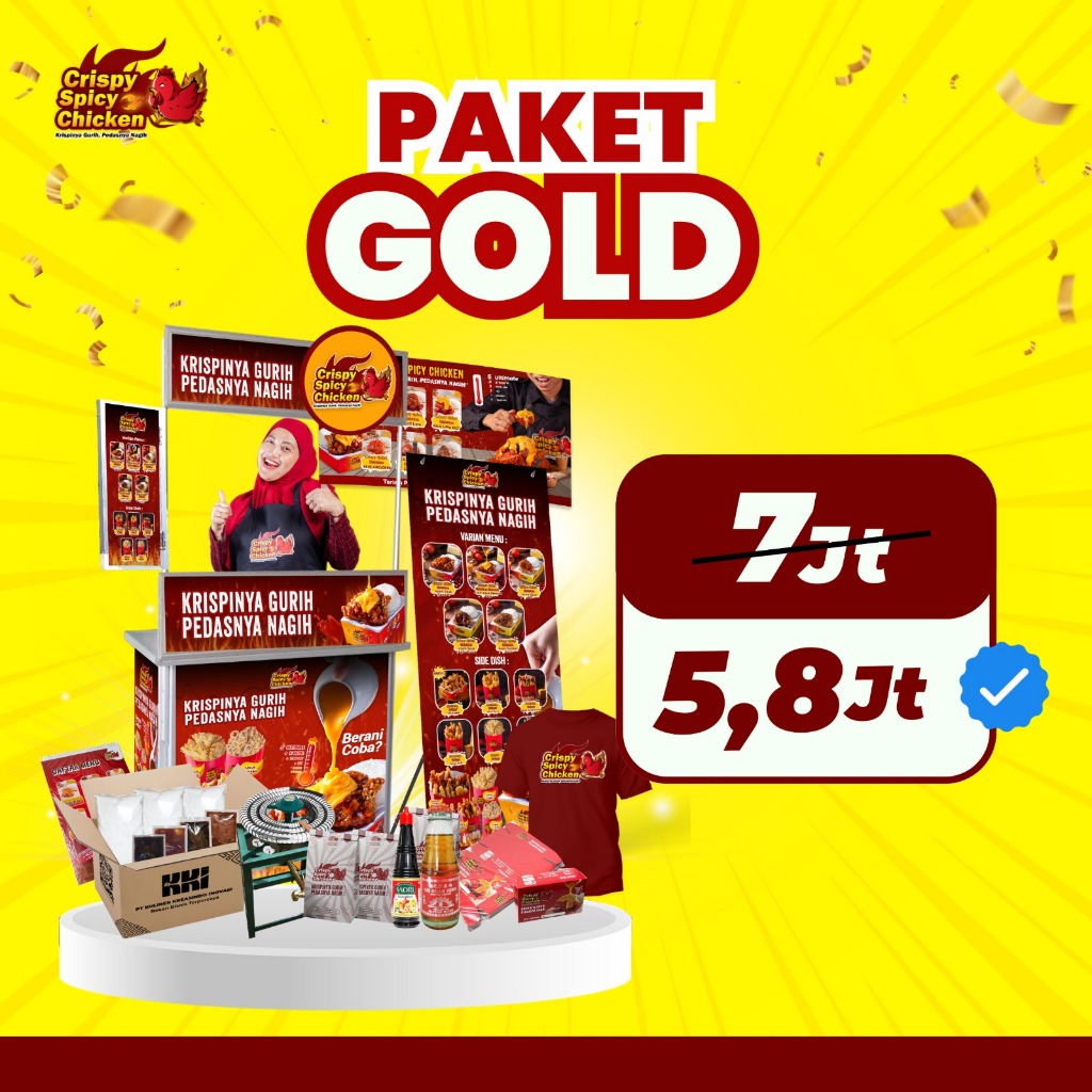 Jual Kemitraan Fried Chicken Murah Kekinian Franchise Laris Paket Promo ...