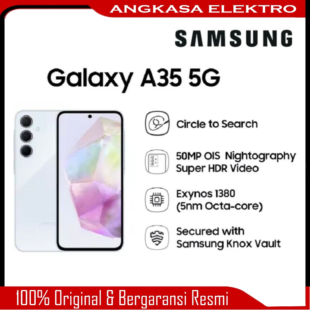 Jual Samsung Galaxy A35 5G 8+256GB Garansi Resmi 1 Tahun | Shopee Indonesia