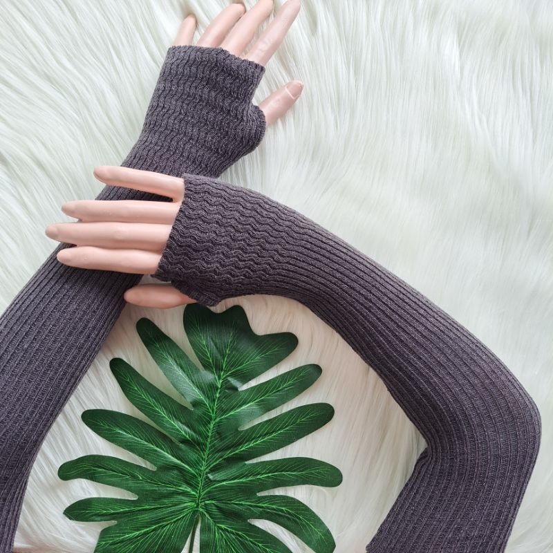 Jual Handsock Manset Rajut Semi Premium Panjang | Shopee Indonesia