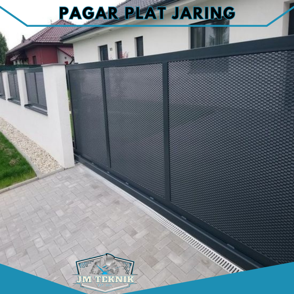 Jual PAGAR PLAT JARING PERFORATED PINTU GERBANG PLAT JARING EXPANDA ...
