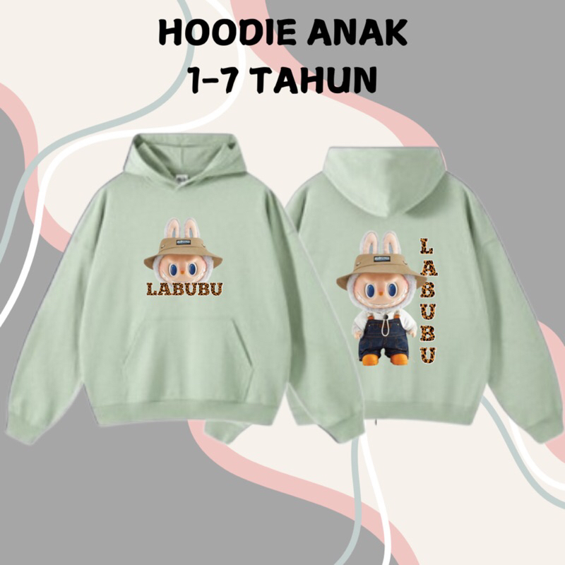 Jual Labubu Jaket Hoodie Jumper Anak-Anak Hoodie Labubu Viral Sweater ...