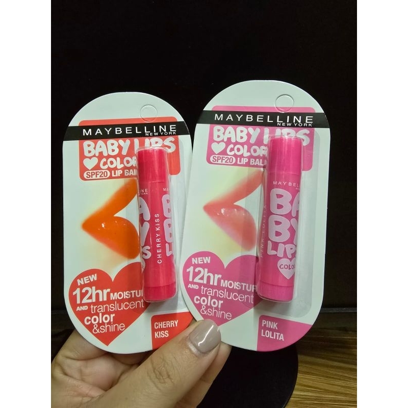 Jual BABY LIPS BALM COLOR spf20 maybelline new york | Shopee Indonesia