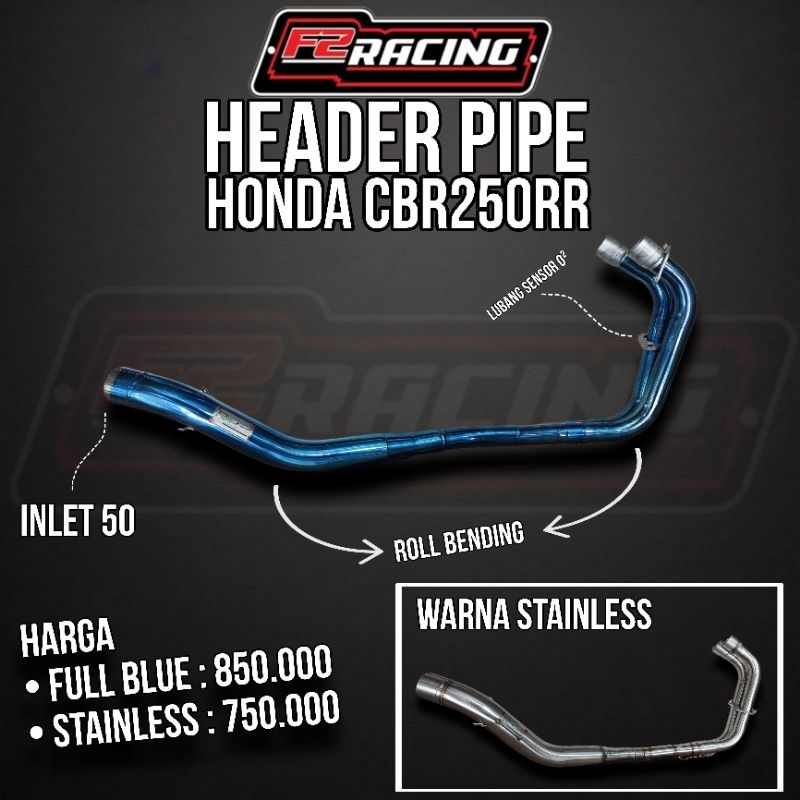Jual Header Knalpot Racing PNP untuk Motor Sport & Naked 250cc Ninja250 ...