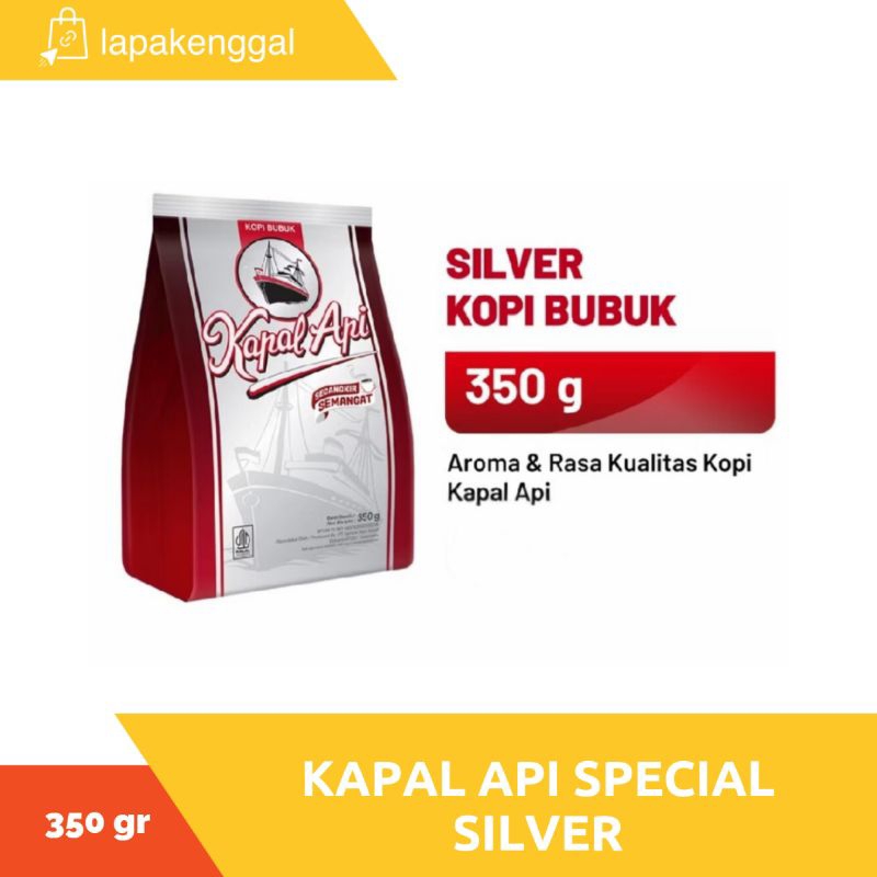 Jual Kopi Kapal Api Special Timah / Silver 350 Gr | Shopee Indonesia