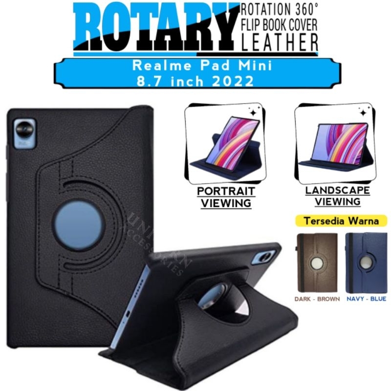 Jual Case Realme pad mini / 8.7 inch 2022 / Casing Rotary Flip Cover ...