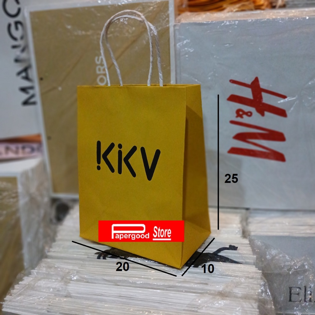 Jual Paper bag kado KKV Small 2 sisi storage bag | Shopee Indonesia