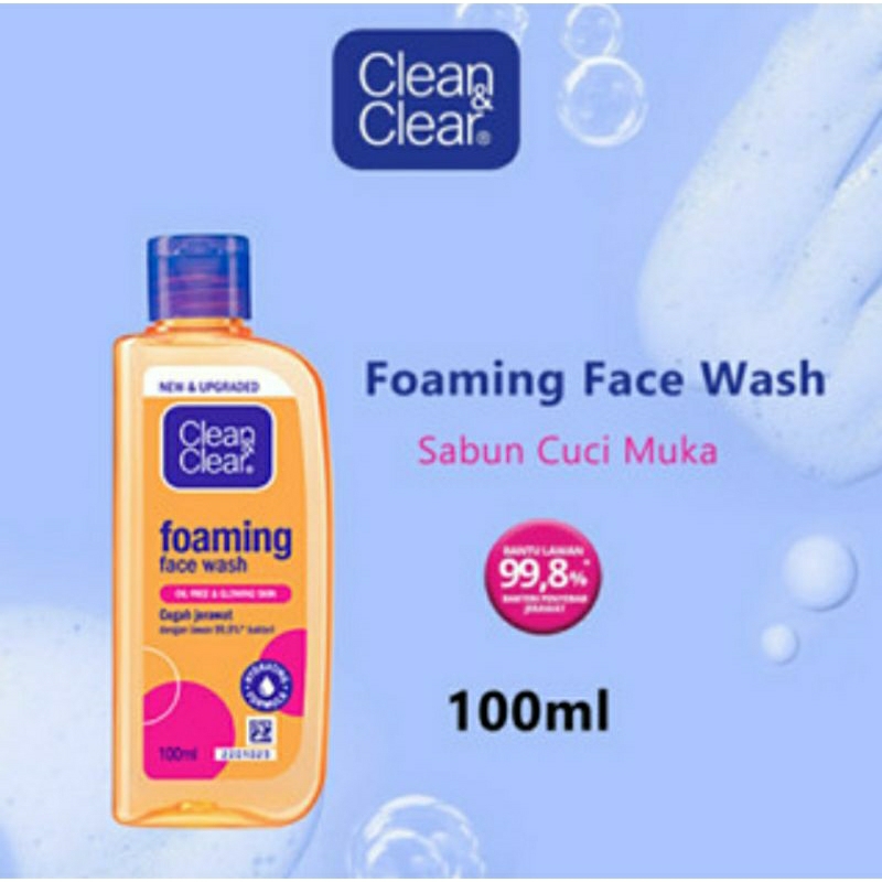 Jual CLEAN n CLEAR FACIAL FOAM 100GRAM | Shopee Indonesia