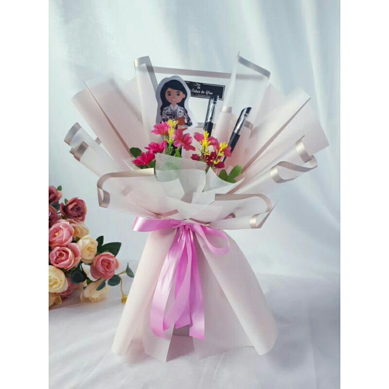 Jual Buket Hari Guru-Hadiah guru-Buket Cantik | Shopee Indonesia