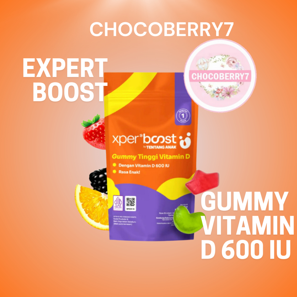 Jual Expert Boost - Gummy Vitamin D 600 IU Anak dan Dewasa Boost ...