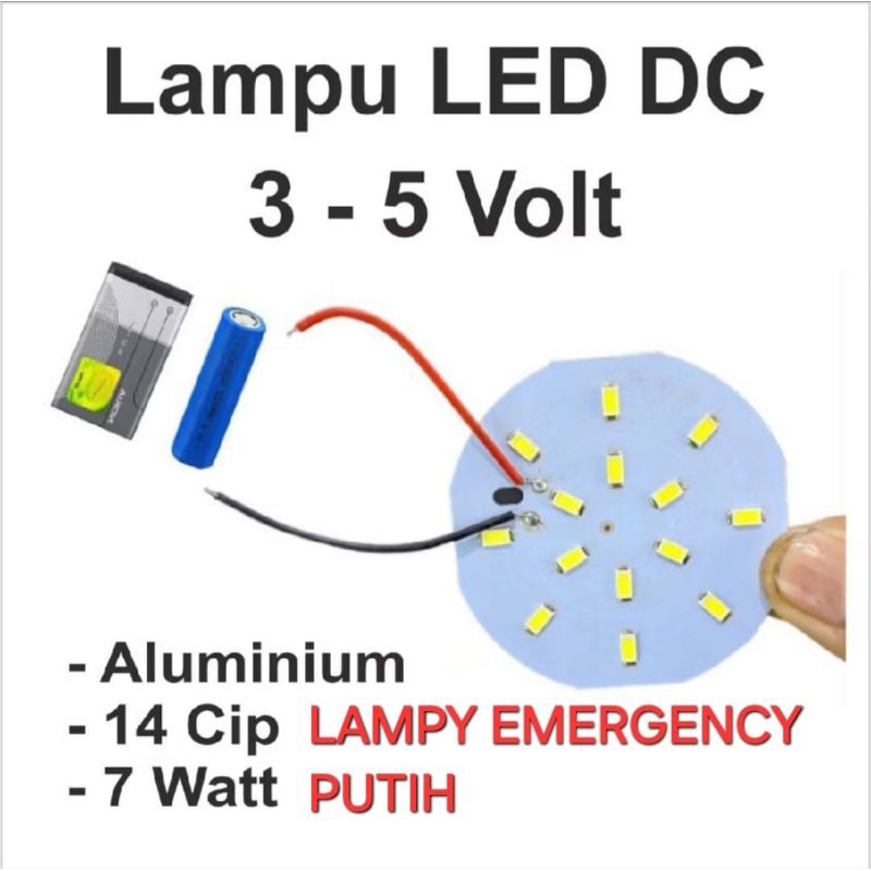 Jual Lampu LED 3V - 5V DC 6x6cm | Shopee Indonesia