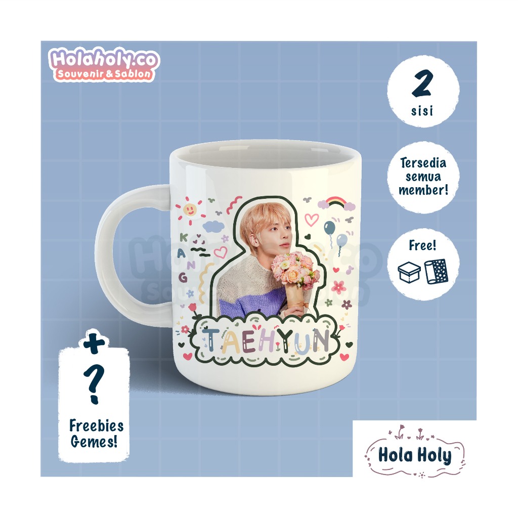 Jual Mug TXT Tomorrow X Together Custom FOTO Gemes Hampers Kado Bisa ...
