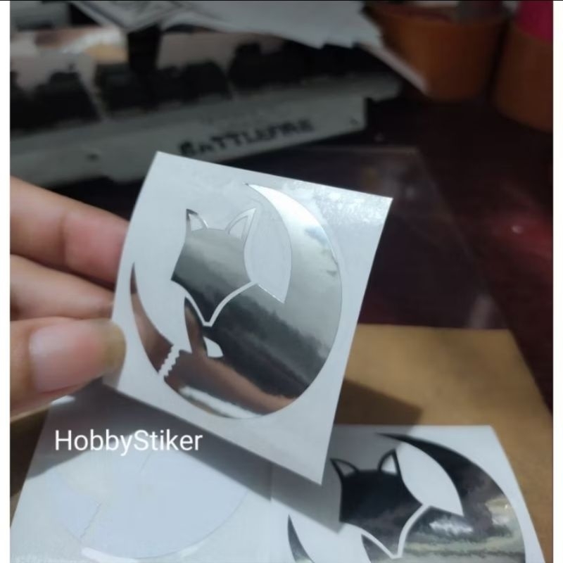 Jual Stiker white fox project premium chrome | Shopee Indonesia