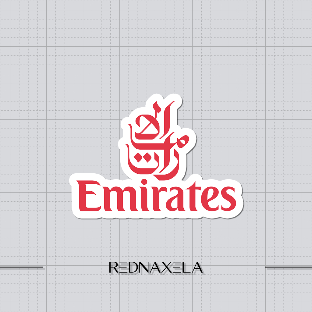 Jual Stiker Vinyl Emirates Airways Stiker Koper Outdoor Waterproof ...