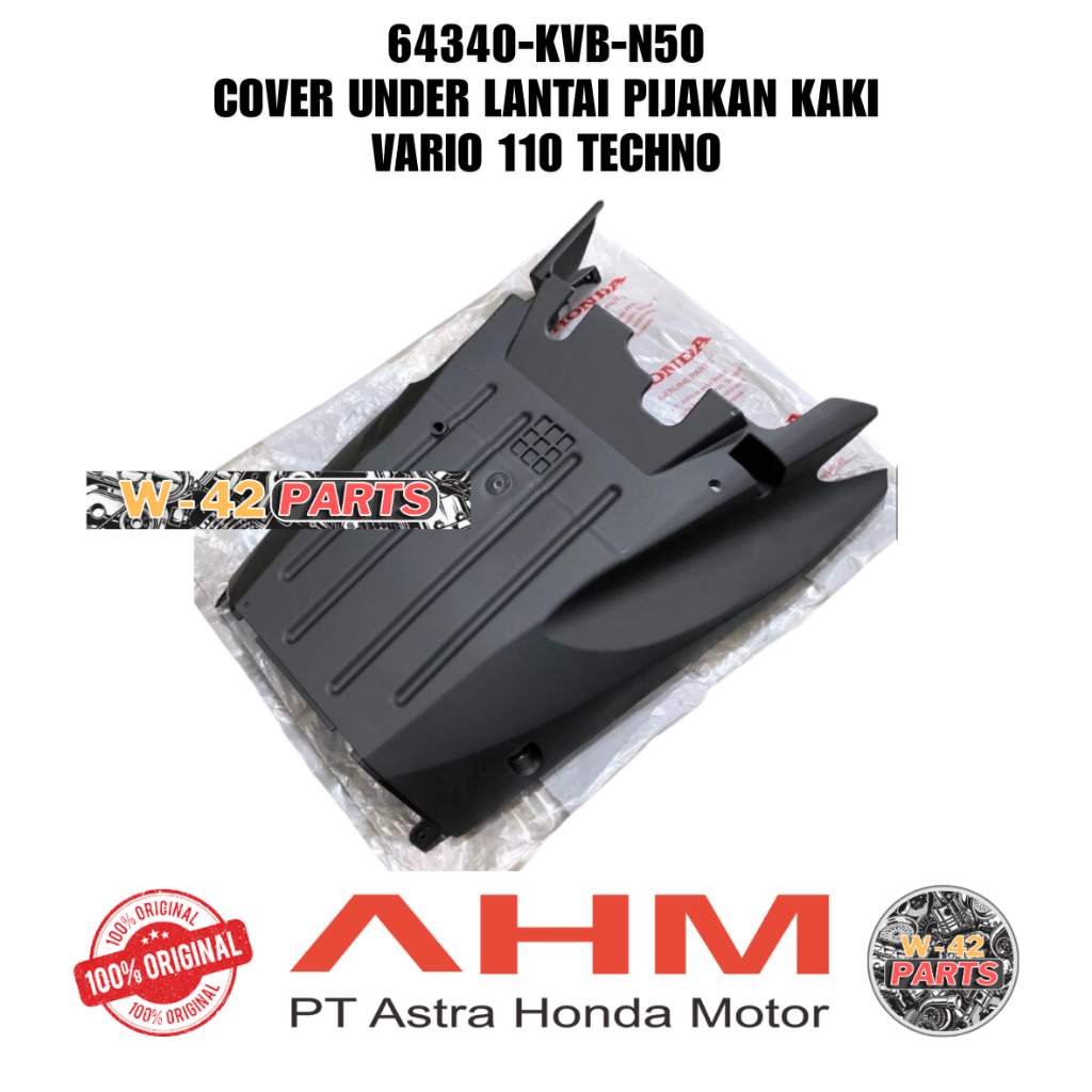 Jual 64340 KVB N50 Cover Under Lantai Pijakan Kaki Vario 110 Techno ORIGINAL AHM | Shopee Indonesia