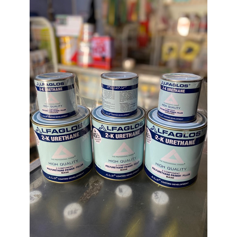 Jual EPOXY ALFAGLOS PU PRIMER/FILLER 2Component (Grey) , 45 Menit Siap ...
