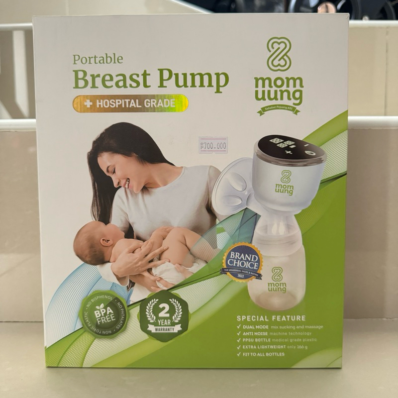 Jual Mom Uung Pompa ASI Portable / Breast Pump Portable Mom Uung Dual ...