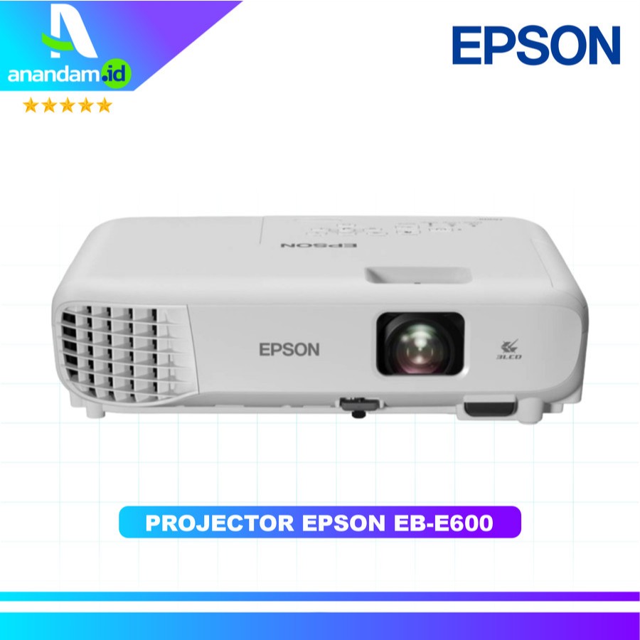 Jual Projector Epson EB-E600 TKDN XGA 3400 lumens HDMI 3LCD Proyektor | Shopee Indonesia