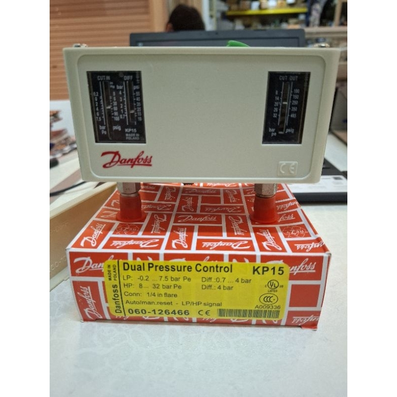 Jual Danfoss Pressure switch HPLP KP15 (Auto manual) | Shopee Indonesia