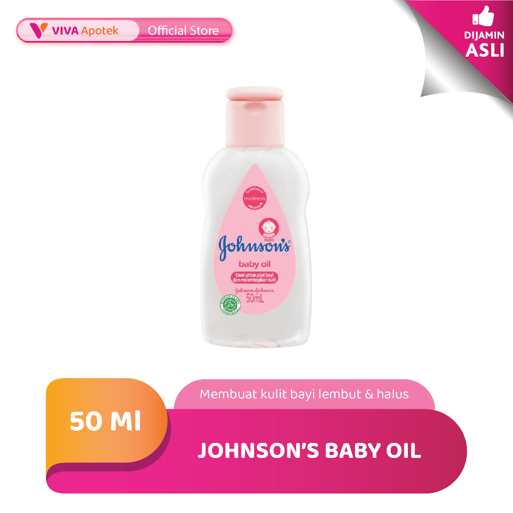 Jual Johnson's Baby Oil untuk Melembabkan Kulit Bayi (50 ml) | Shopee ...