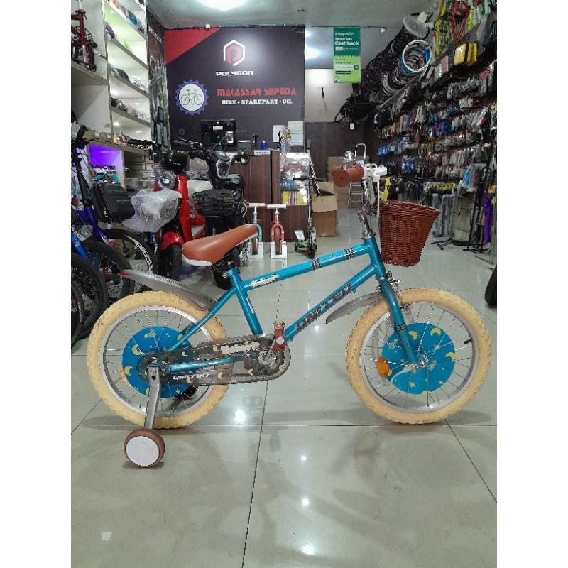 Jual SEPEDA ANAK-ANAK MEREK UNITED KOKURI HI-TEN STEEL 18INCH VBRAKE ...