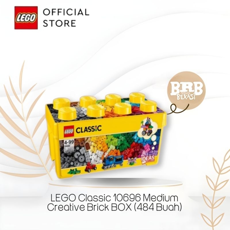 Jual LEGO Classic 10696 Medium Creative Brick Box (484 Buah) | Shopee ...