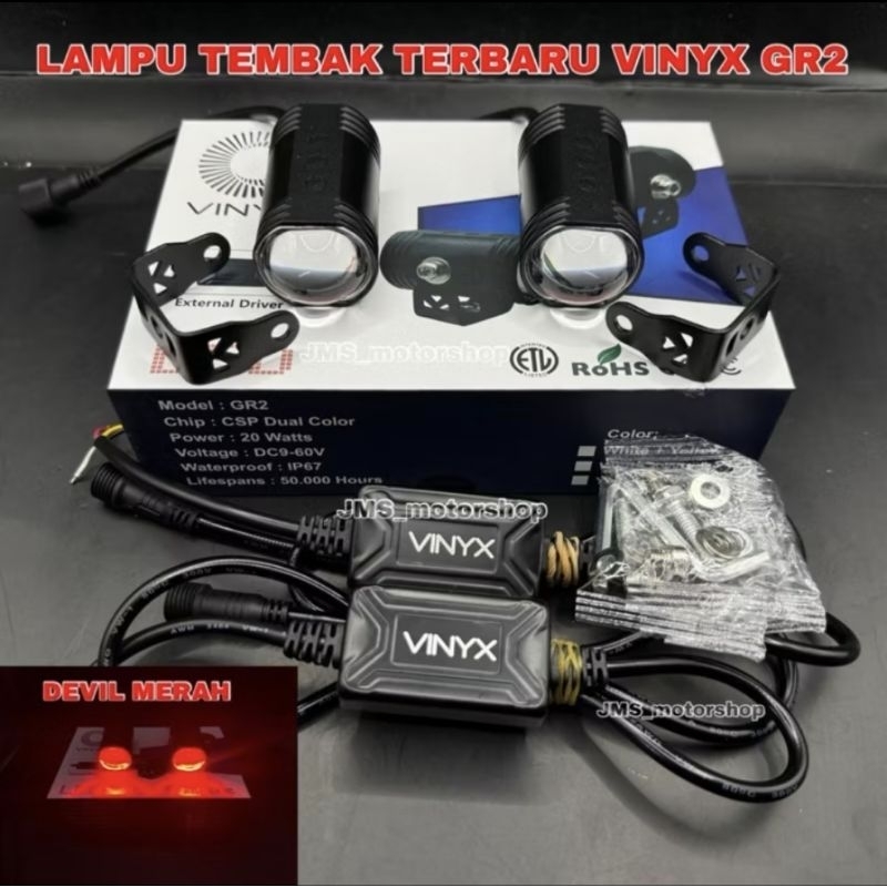 Jual VINYX GR2 D2 MINI SOROT LED LASER GUN 20 WATT 2 WARMA LAMPU ...