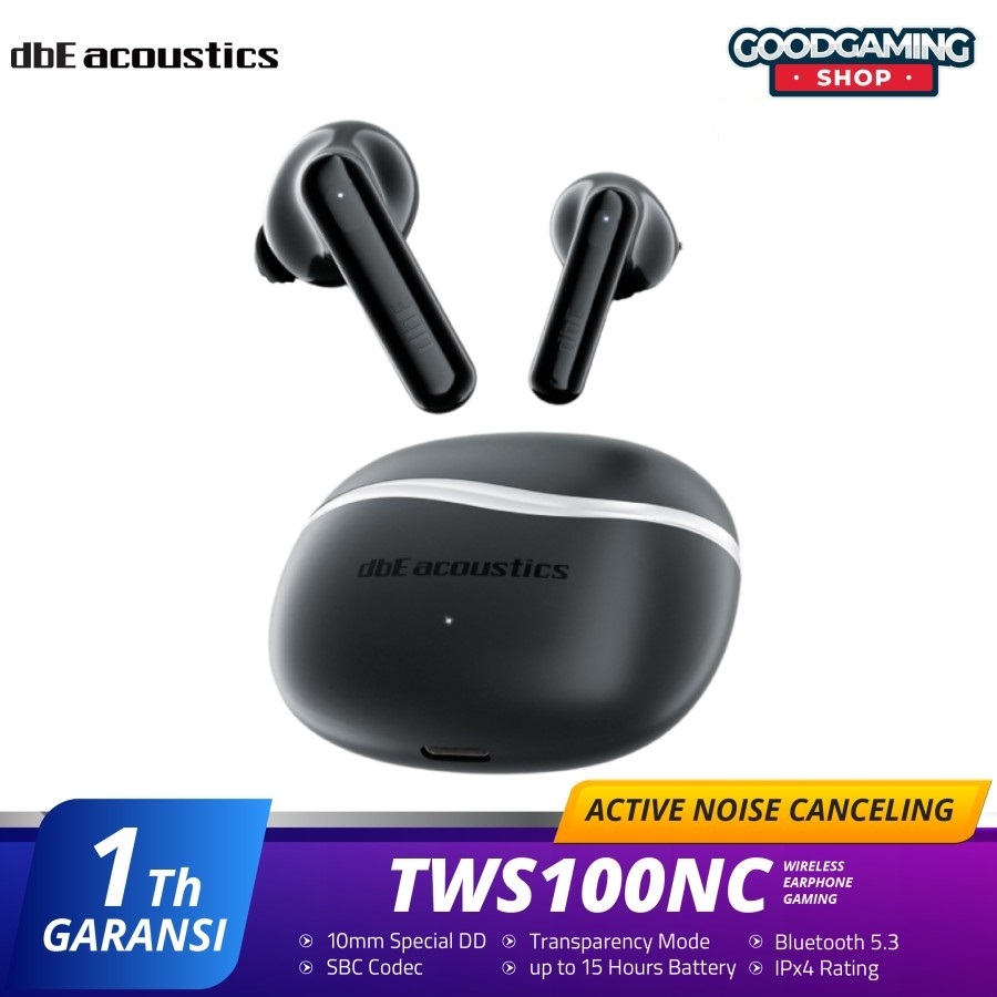 Jual dbE TWS100NC Earphone TWS Bluetooth Gaming Mode ANC | Shopee Indonesia