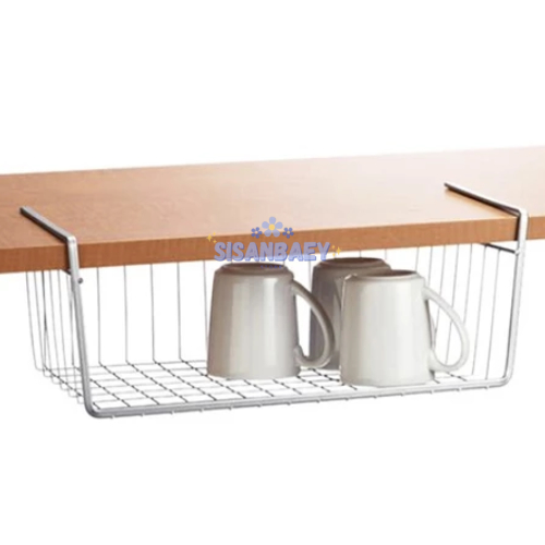 Jual Hanging Rack Rak Rakk Gantung Lemari Pakaian Meja Dapur Keranjang ...