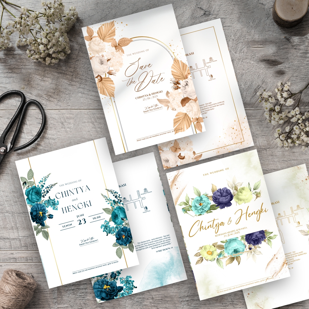 Jual UNDANGAN PERNIKAHAN UNDANGAN FULL COLOUR SIAP SEBAR FREE PLASTIK ...