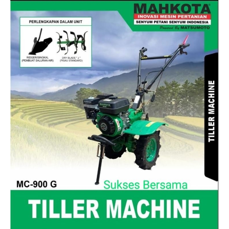 Jual Traktor Cultivator / Tiller Machine Mahkota MC-900G (Gear ...
