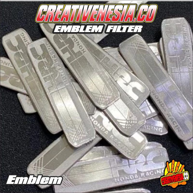 Jual EMBLEM FILTER STAINLESS HRC ESP BLUECORE DLL - VARIASI EMBLEM FILTER CUSTOM | Shopee Indonesia