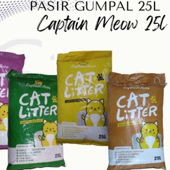 Jual PASIR CAPTAIN MEOW 25L | Shopee Indonesia
