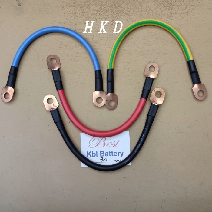 Jual Kabel Baterai Aki Mobil 25MM 30 Cm Kwalitas Premium Kabel Battery Baterai Aki Acu Mobil ...