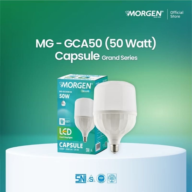Jual LAMPU LED MORGEN KAPSUL / CAPSULE GRAND 50W / 50 WATT PUTIH ...