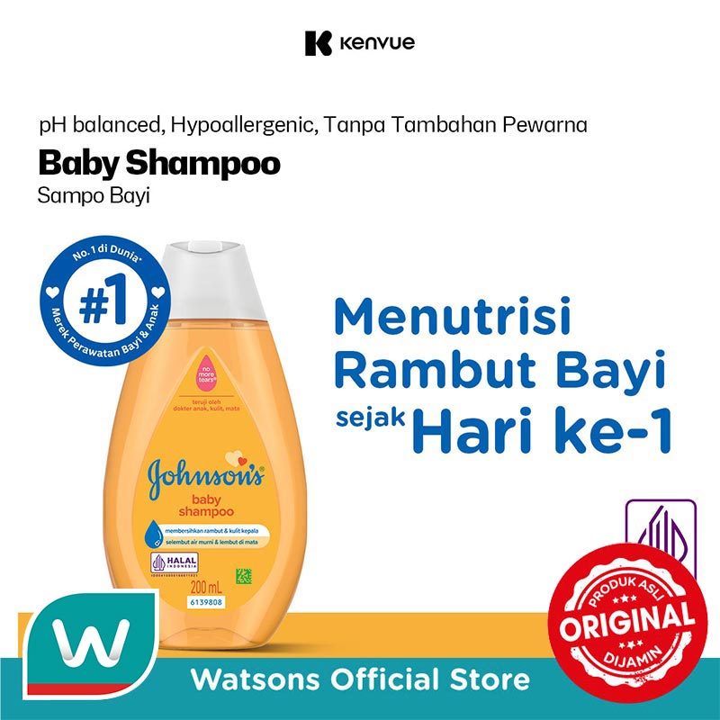 Jual JOHNSON & JOHNSON Baby Shampoo Gold 200ml | Shopee Indonesia