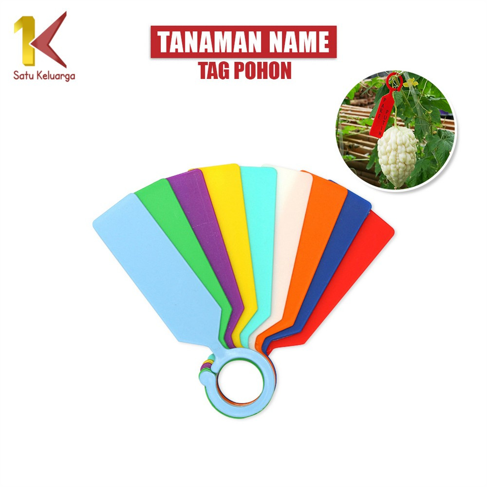 Jual Satu Keluarga Plant Label Name Tag C1164 Label Penanda Tanaman Hanging Ring Waterproof ...