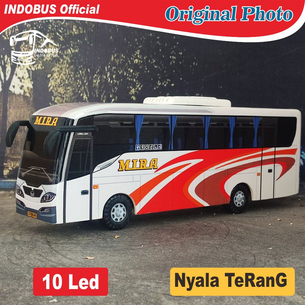 Jual Miniatur Bus Bis MIRA Discovery | Shopee Indonesia