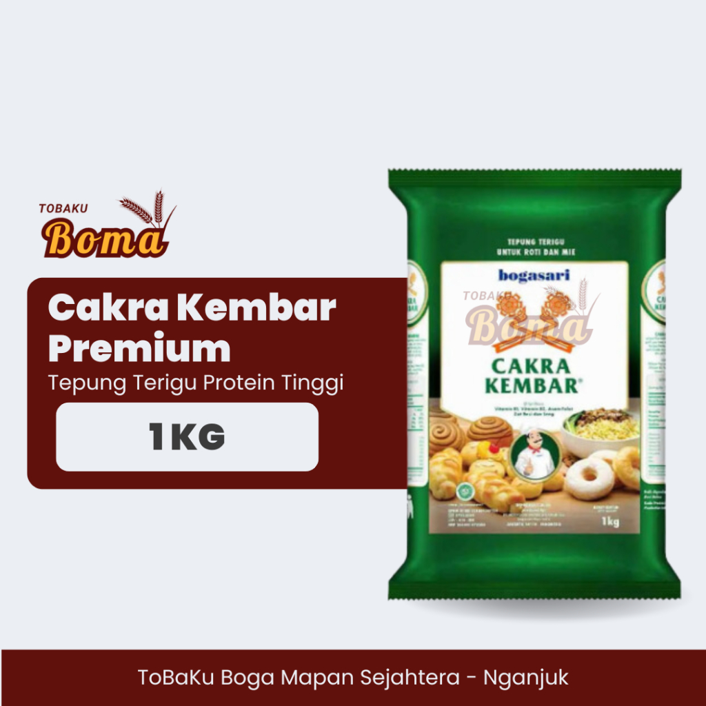 Jual Tepung Cakra Kembar Premium (1kg) | Shopee Indonesia