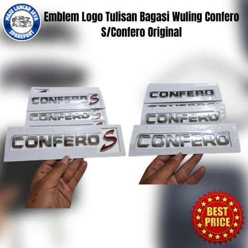 Jual Emblem Logo Tulisan Bagasi Wuling Confero S/Confero Original ...
