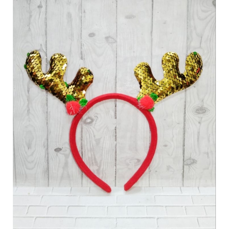 Jual ACCESORIES NATAL - BANDO TANDUK RUSA / BANDO NATAL | Shopee Indonesia