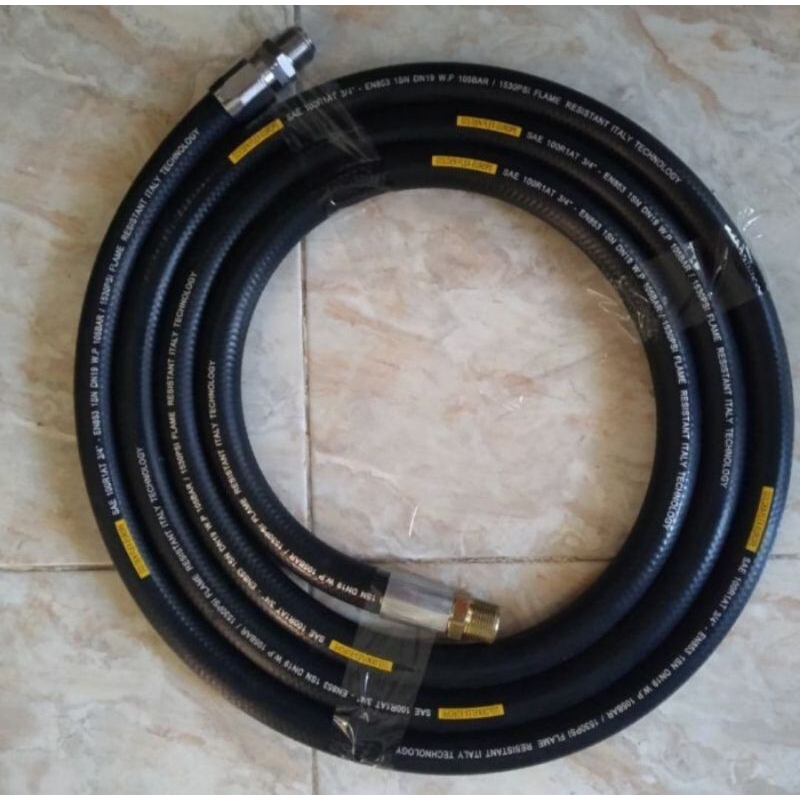 Jual Selang Instalasi Pom Mini Selang Swiple Ukuran 3/4 Lapis Baja ...