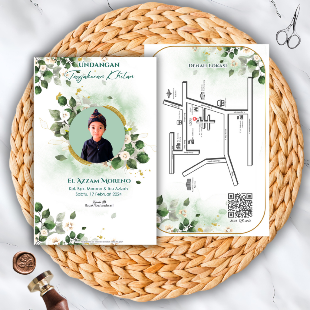Jual undangan sunatan khitanan harga murah unik proses cepat dsgn mewah ...