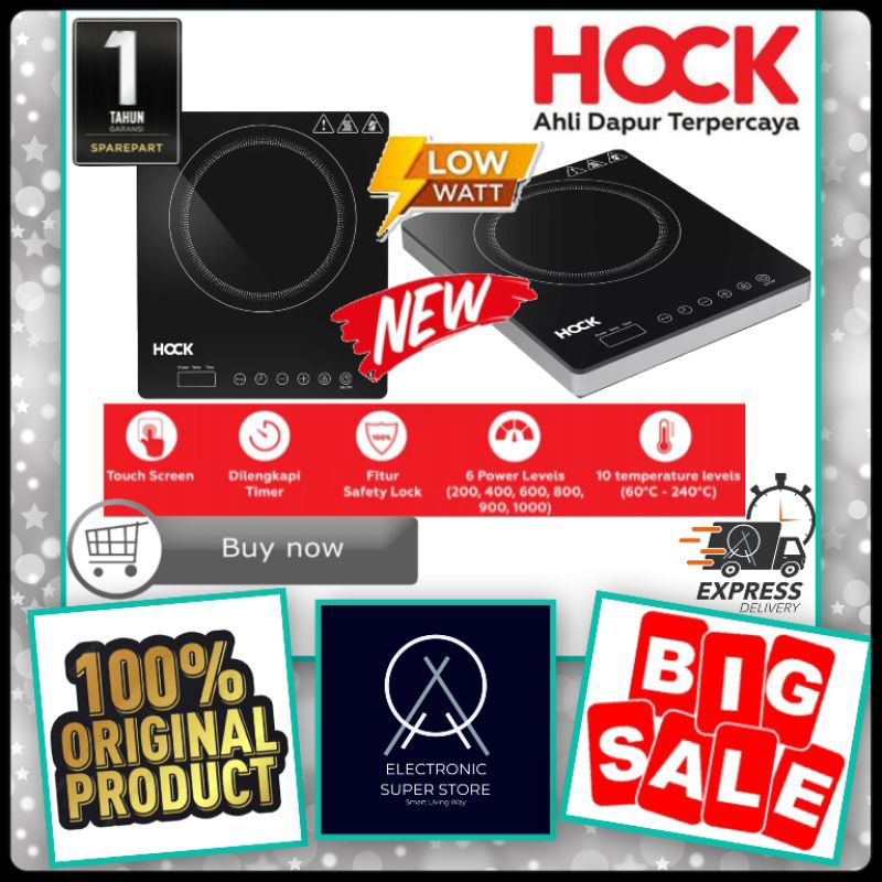 Jual KOMPOR LISTRIK INDUKSI HOCK HI-103 HI103 HI 103 INDUCTION PORTABLE ...