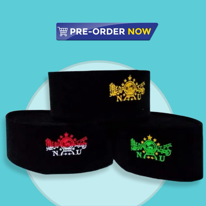 Jual Peci Songkok logo Nu Kopyah Nu Anak-anak dan Dewasa Tinggi 9cm ...
