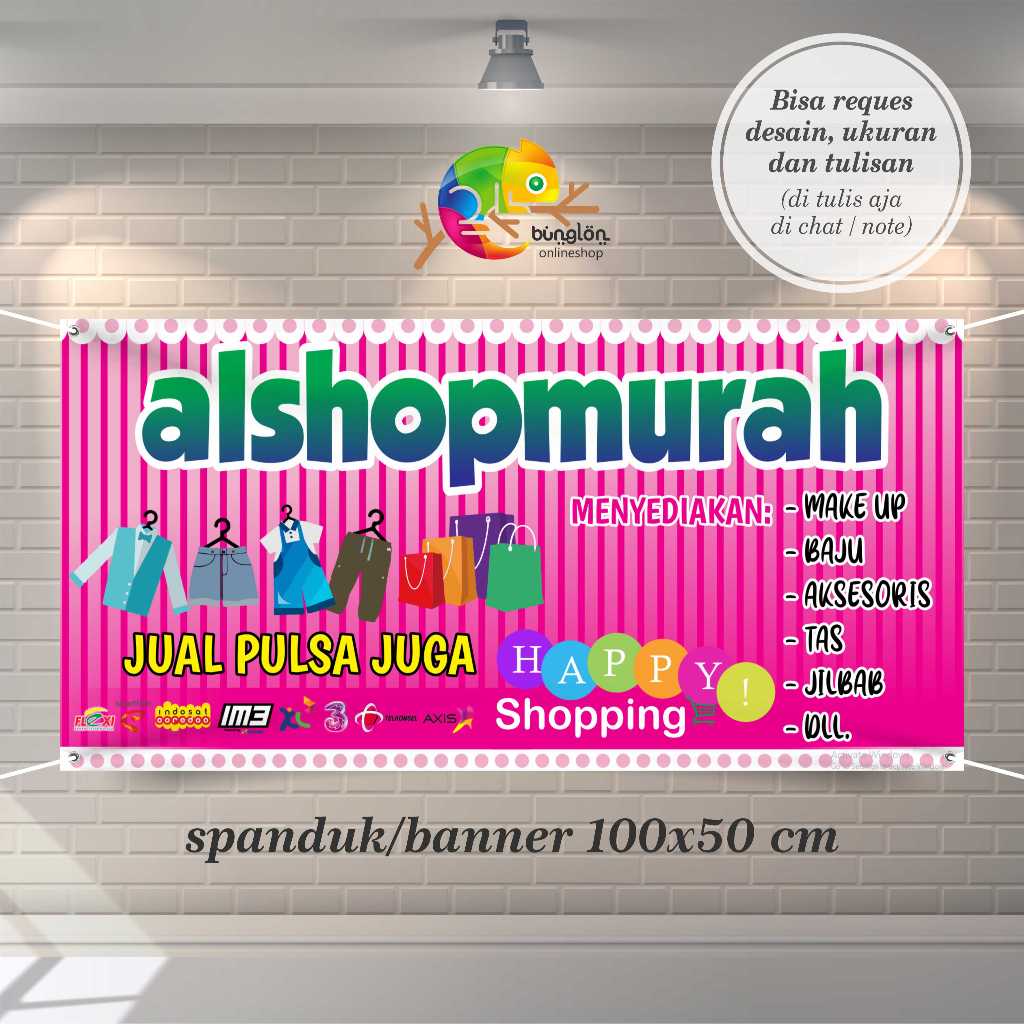 Jual Cetak Spanduk Banner Olshop | Shopee Indonesia