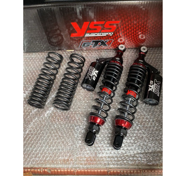 Jual Shockbreaker YSS GTX PCX 150 160 shock G-TX black series 365mm original | Shopee Indonesia