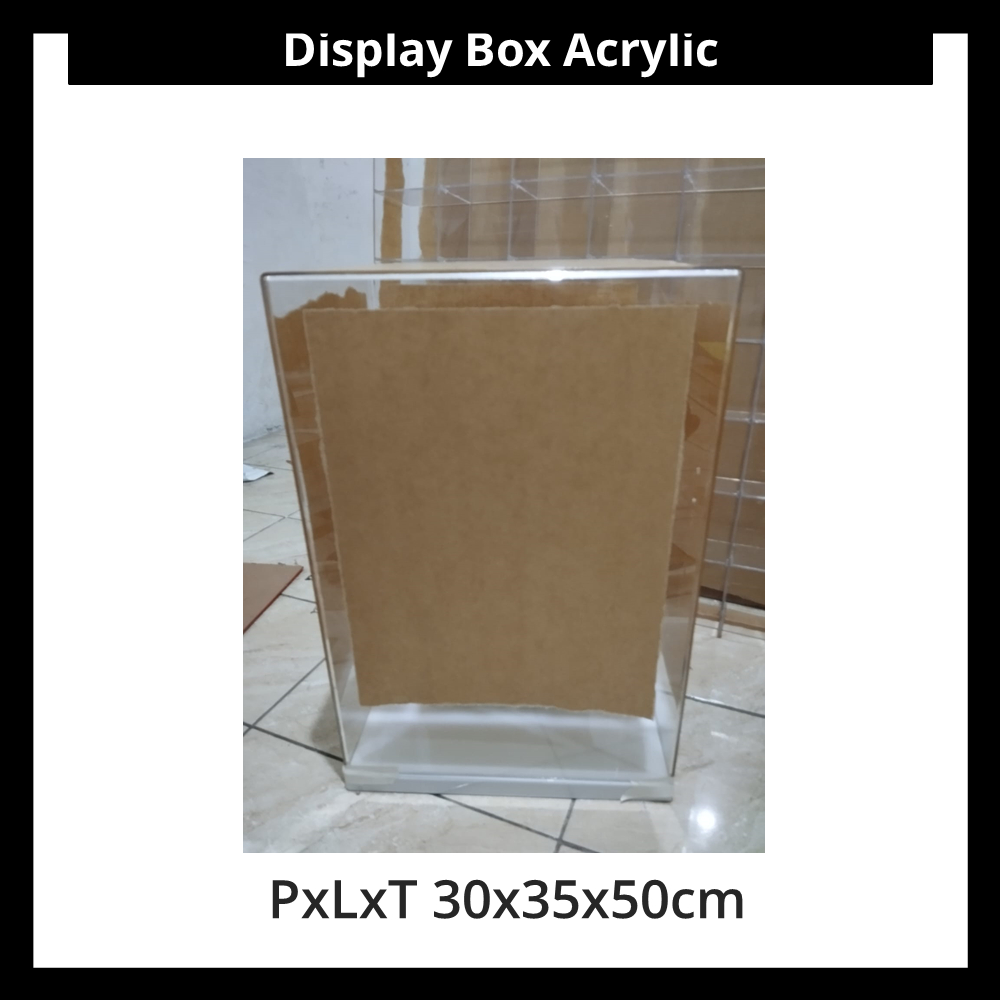 Jual Display box acrylic PxLxT 30x35x50cm | Shopee Indonesia