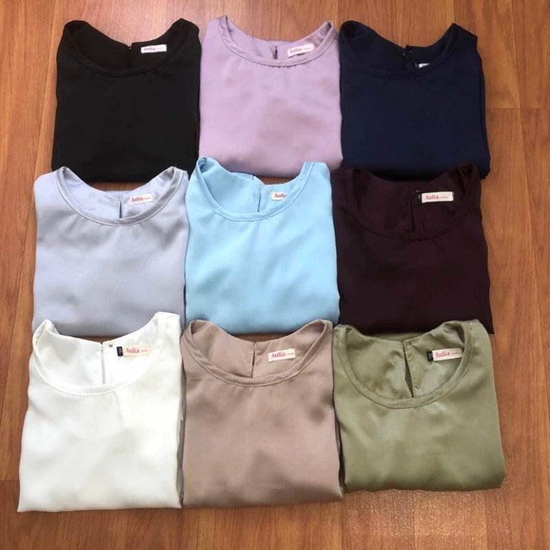 Jual INNER SATIN SERUT Inner Dress daleman satin silk lengan panjang ...