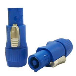 Jual Jack Spikon male biru original Jec Jeck Jek Speakon speaker 1pcs 1 ...