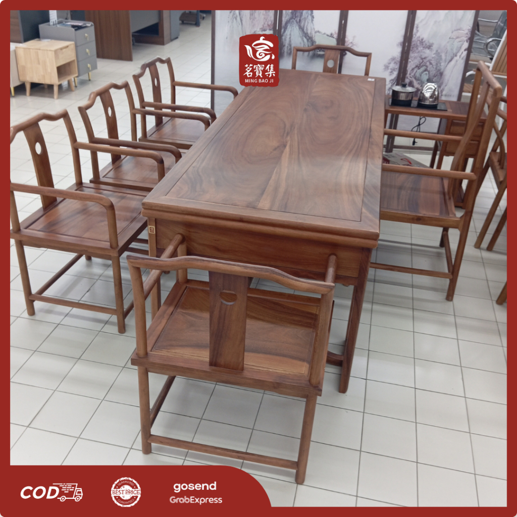 Jual MING BAO JI Meja Teh China Set Z-003 Furniture Set Meja Teh Kursi ...